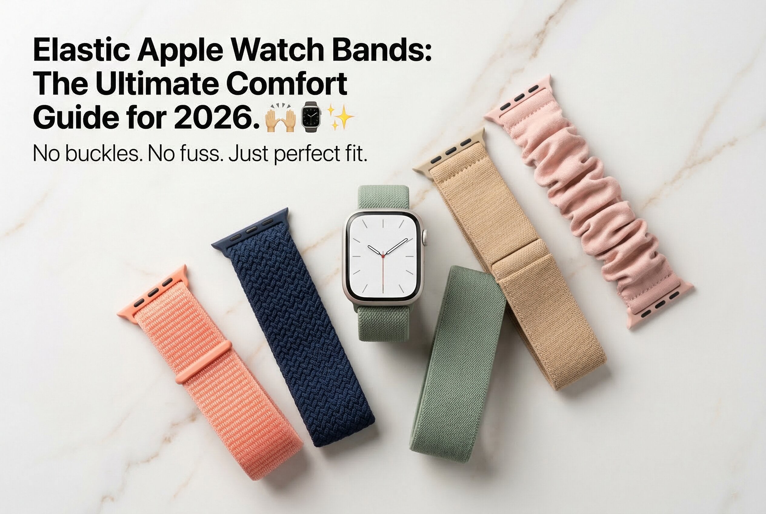 Elastic Apple Watch Bands: Best Stretchy Bands for Comfort, Fit & Style ...