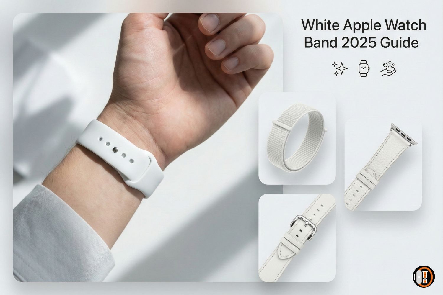 White Apple Watch Band: Cleaning, Stain Removal & Best Bands (2025 ...